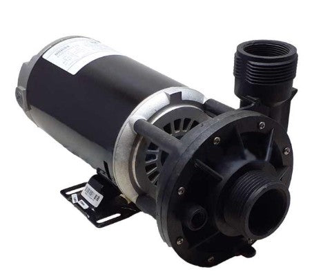Spa Flo WaterWay 1 HP, 115V 2 speed 3420410-1ZB - 1.5" Side Discharge ...