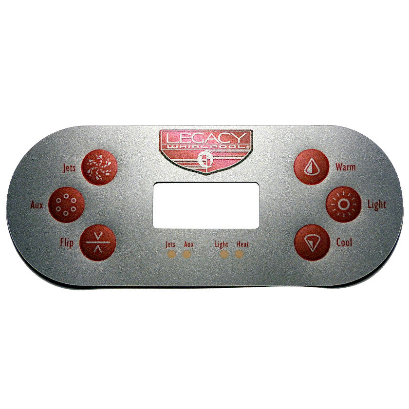 X509087 Master Spas® | 6-Btn Overlay, TP600 Legacy | Spa Parts Experts